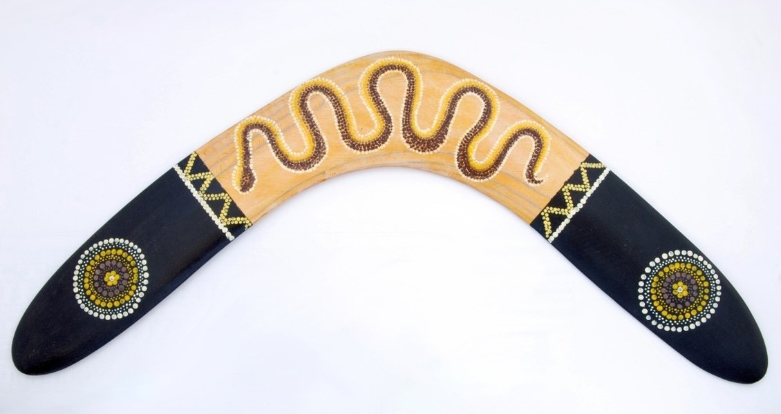 Boomerang-snake-painted-gift