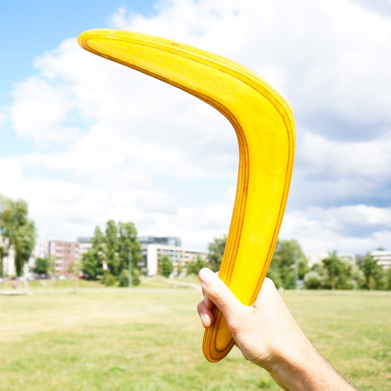 Multi-Colored Wooden Boomerang | Best Boomerang for Adults