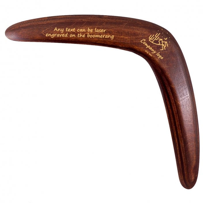 Personalized Boomerang | Custom Engraved Wooden Gift