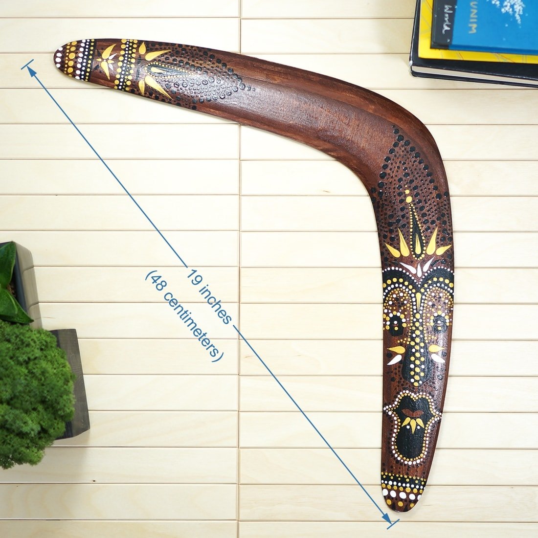 Aboriginal 2 Boomerang | Authentic Traditional Returning Boomerang