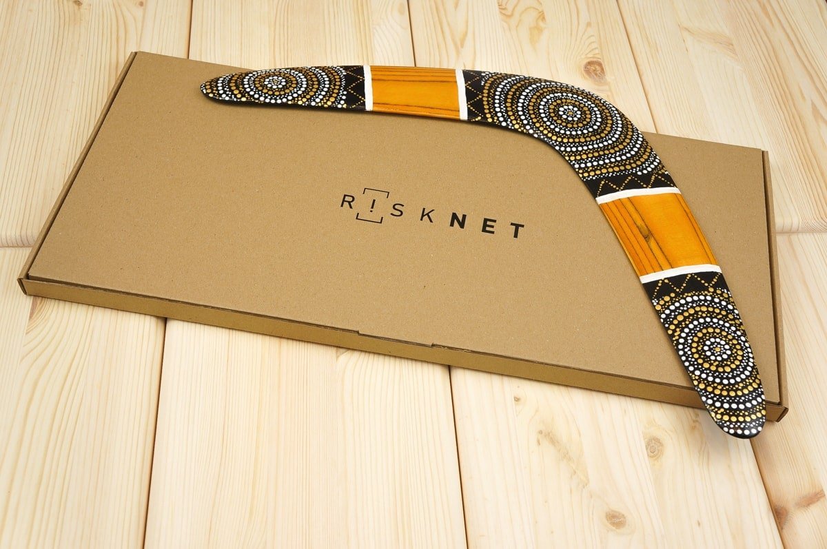 WE MAKE PROMOTIONAL WOODEN BOOMERANGS FOR CORPORATE GIFTS